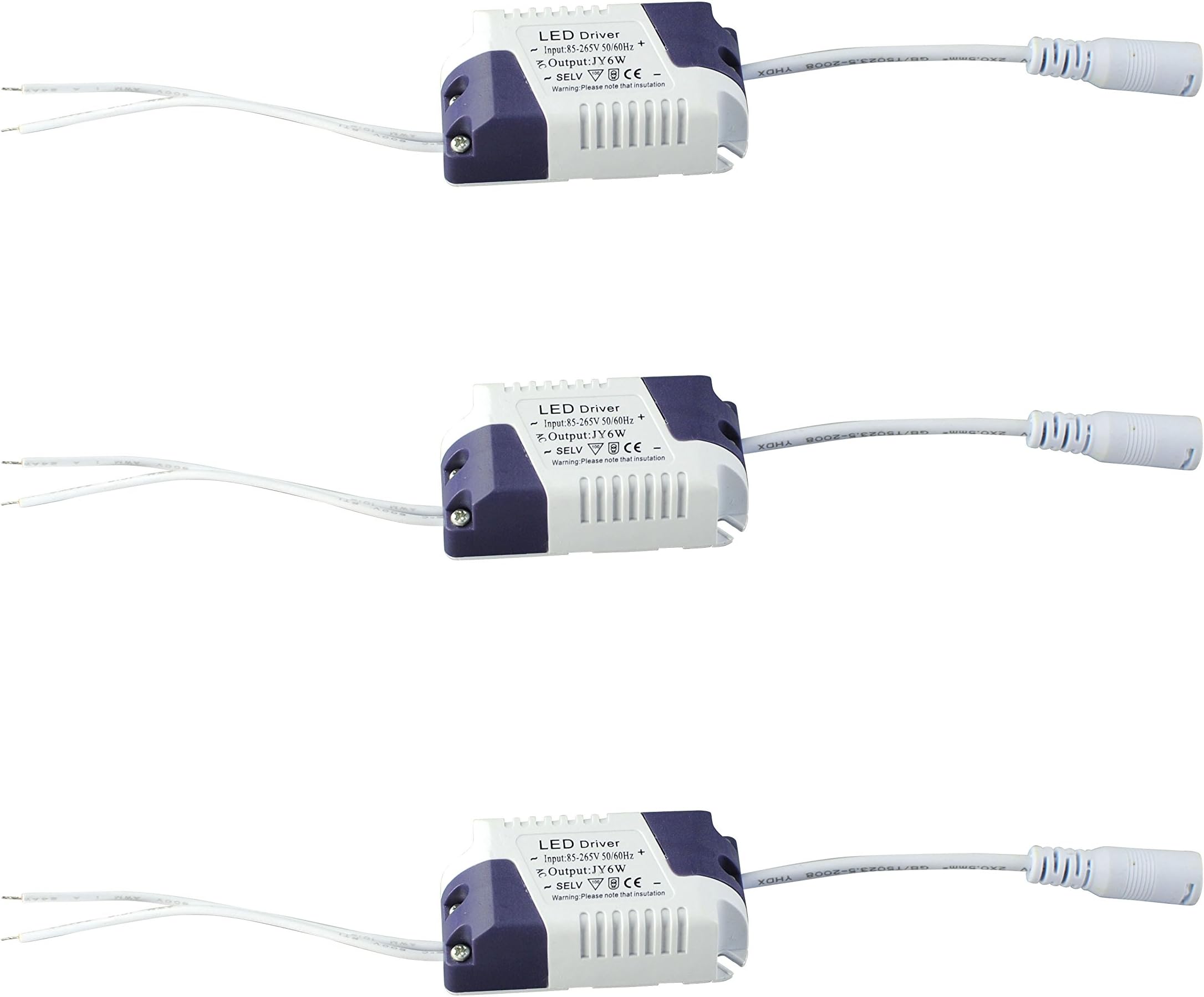 Bsod 6W Constant current 300mA high Power LED driver Input AC 85-165V ...