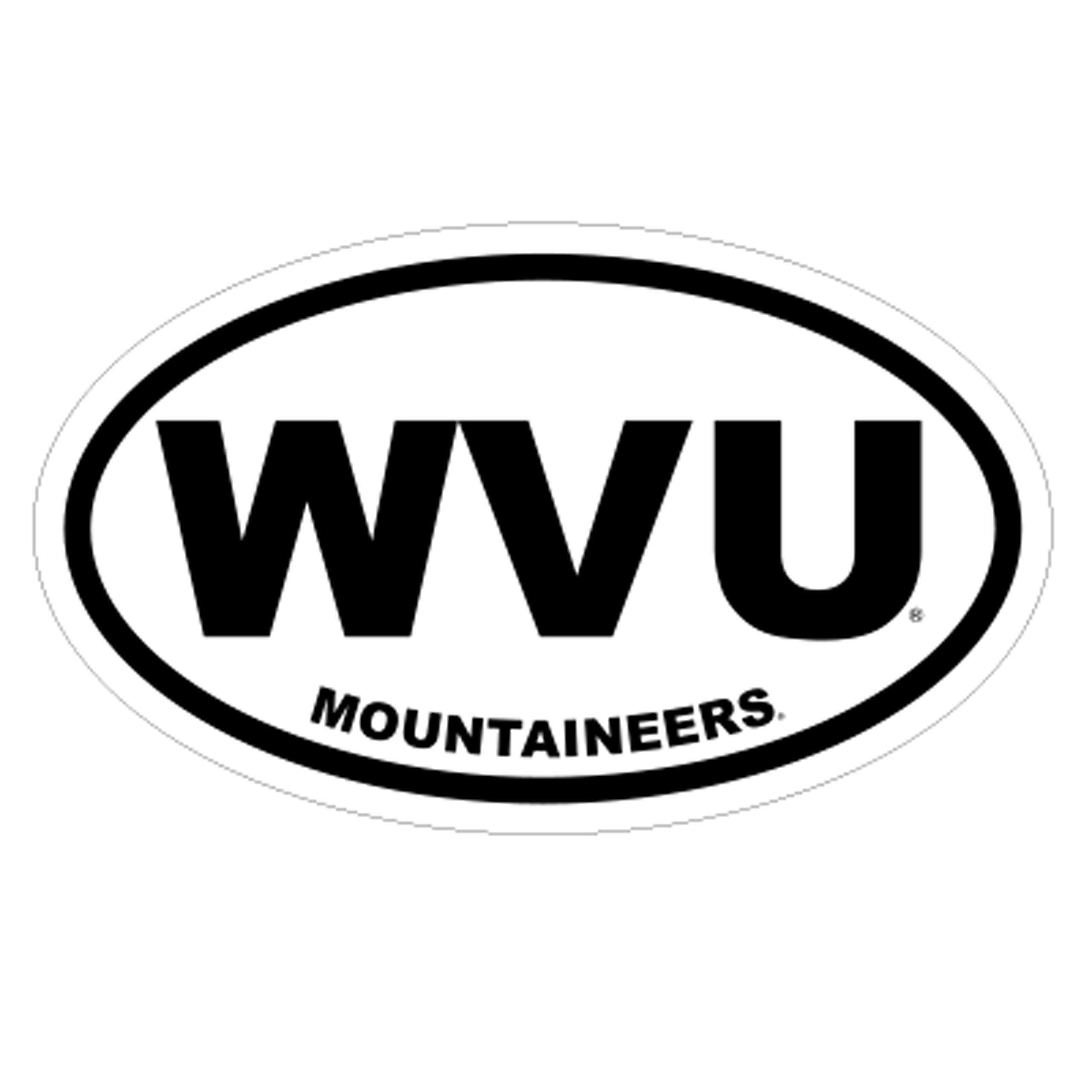 Amazon.com: Craftique West Virginia Decal (WVU EURO DECAL (4''), 4 in ...