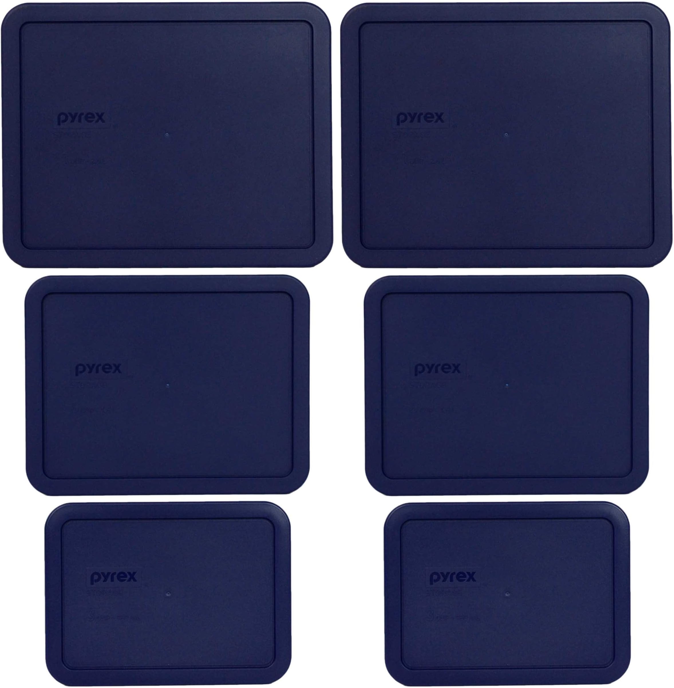 Amazon.com: Pyrex (2) 7212-PC 11-Cup, (2) 7211-PC 6-Cup, and (2) 7210 ...