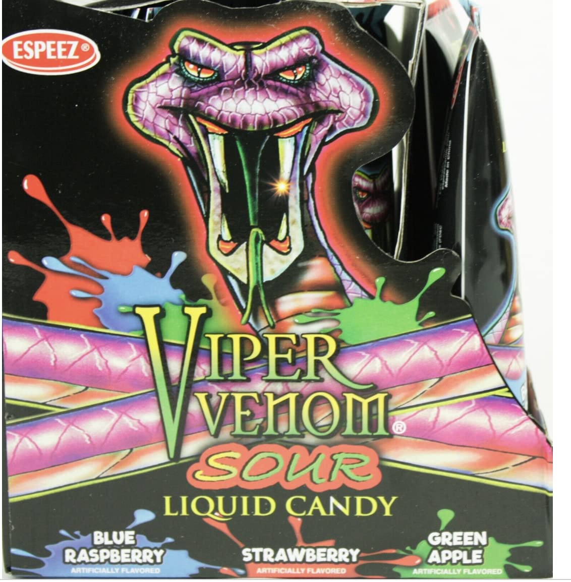 PKM CANDIES – Paquete de 3 sabores surtidos de Viper Venom Sour Squeeze ...