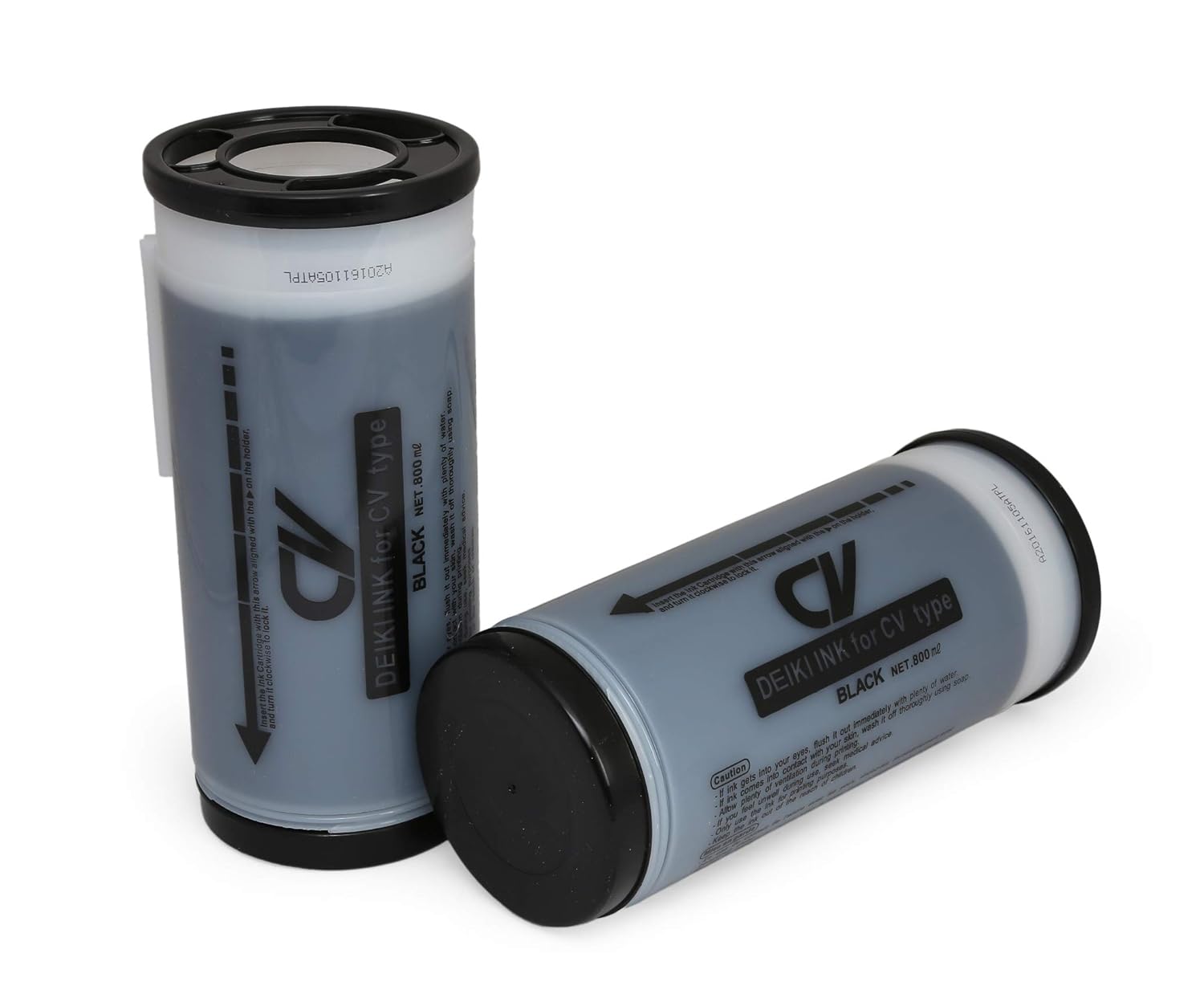 DEIKI CV 3230/3130/3030 Black Ink for RISO CV Duplicator, 2 cartridges ...