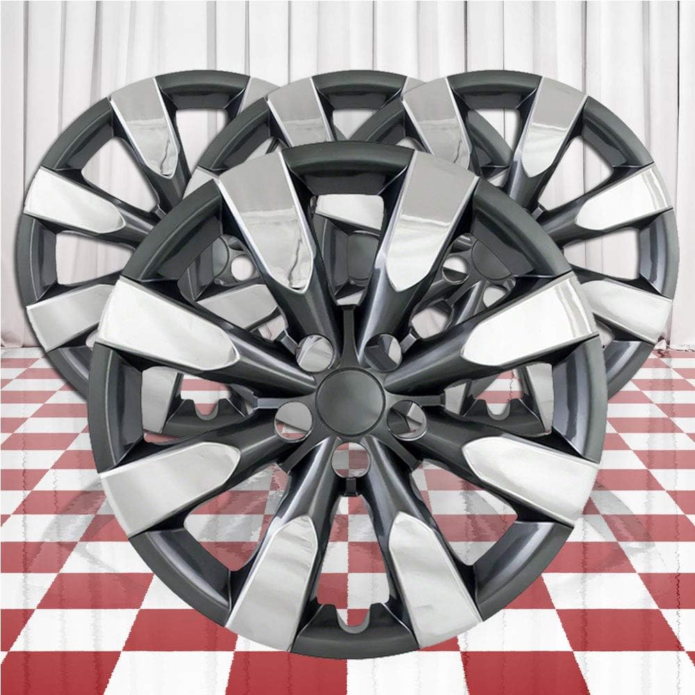 Amazon.com: Brighter Design Set of 4 Gloss Black 10 Spoke 16" Wheel ...