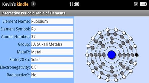 Interactive Periodic Table of Elements - App on Amazon Appstore