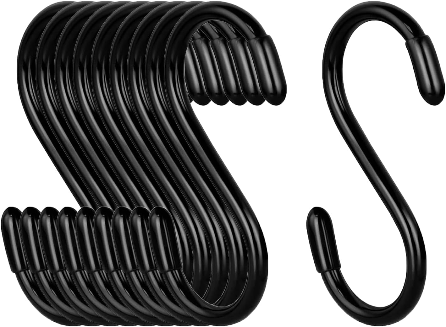 Amazon.com: BCISIWOS 10 Pack S Hooks, S Hooks for Hanging, 3.5 Inch Non ...