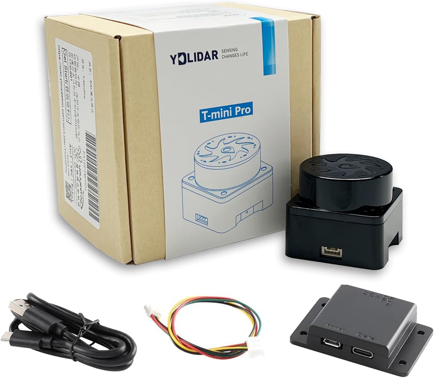 Amazon.com: WayPonDEV T-Mini Plus ToF Lidar Scanner 360 Degrees 2D ...
