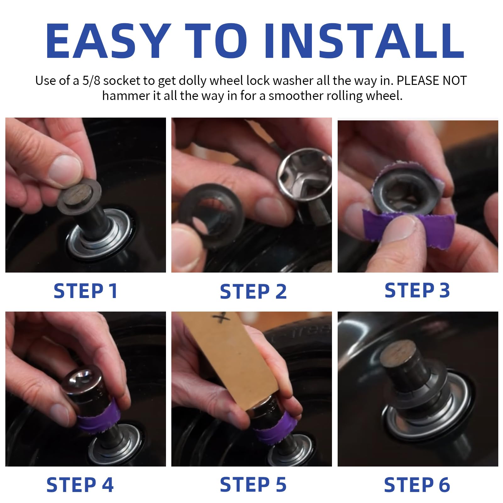 Snapklik.com : Dolly Wheel Lock Washer Replacement For Hard-to-Find ...