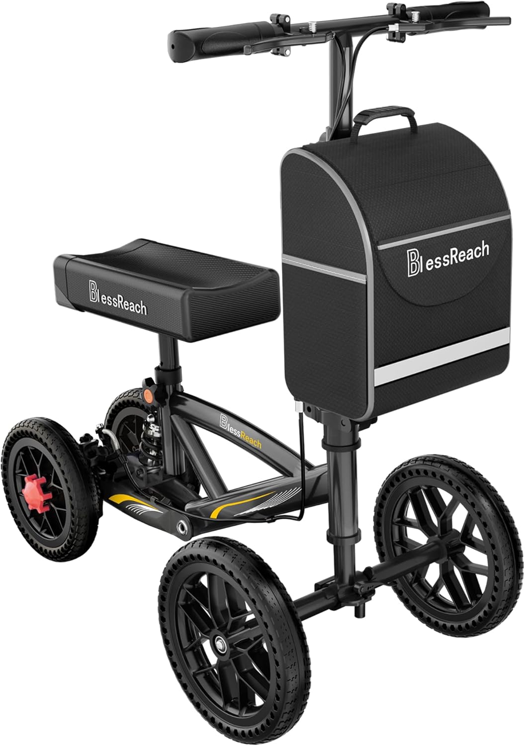 Amazon.com: BlessReach All Terrain Foldable Knee Scooter Walker ...