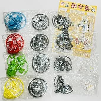 Amazon.co.jp: Gacha Capsule Kit Series, Mekao, Set of 4 Types, Gacha ...