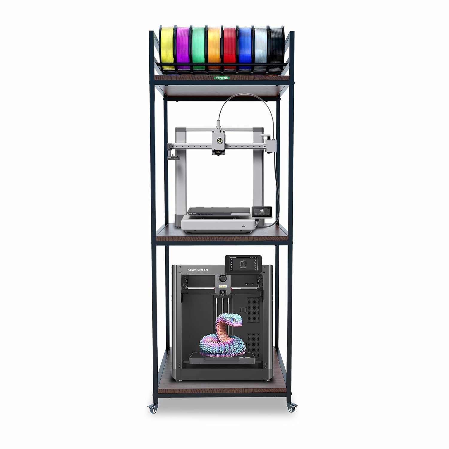 Amazon.com: PT2 3D Printer Stand Rack, 3 Tier Heavy Duty 3D Printer ...