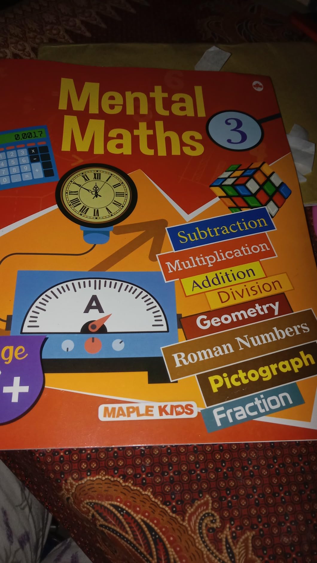 Mental Maths - Mathematics Activity Book 3 for class 3+, Age 7+ Years ...