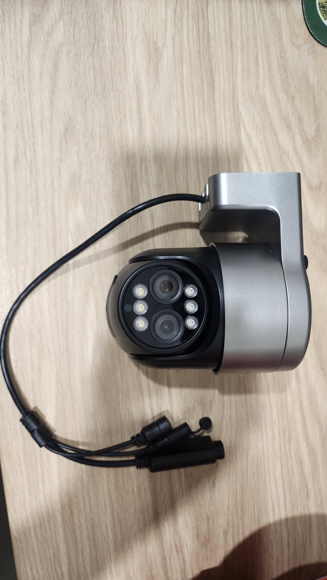 GENBOLT PTZ WiFi Security Camera Outdoor 2.5K, CCTV Home Surveillance ...