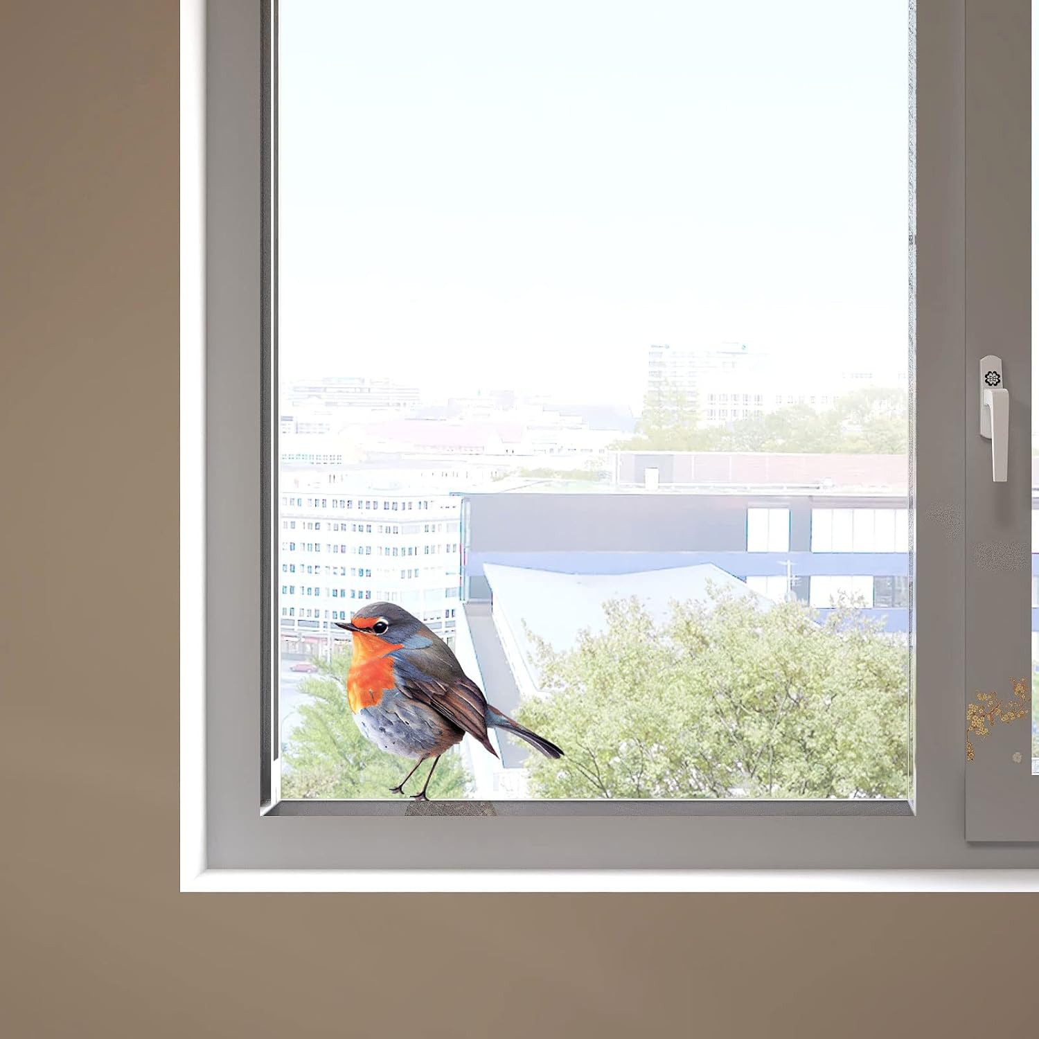 Bird Vinyl Stickers, Robin Sticker, Cute Watercolor Robin, Mirror ...