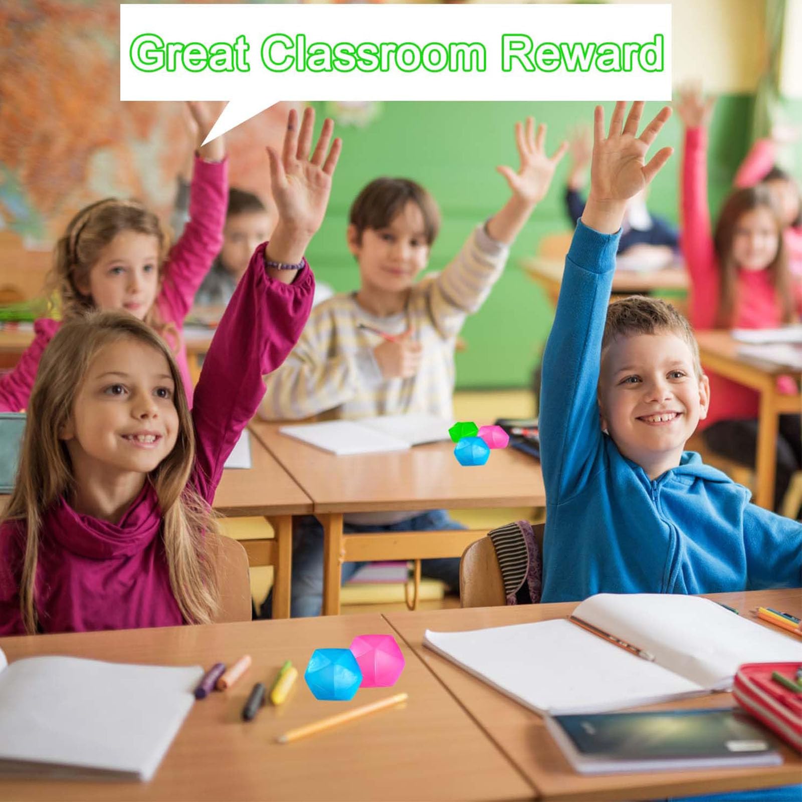 4 Pcs Jelly Cube Fidget Toy, Squishy Fidget Toys, Stress Cube Maltose ...