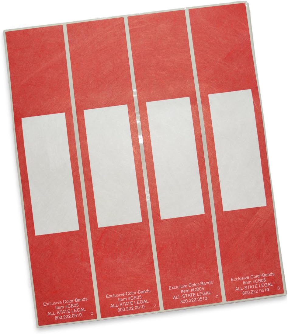 Amazon.com : Color-Bands Color Coding File Handles and Labels for ...