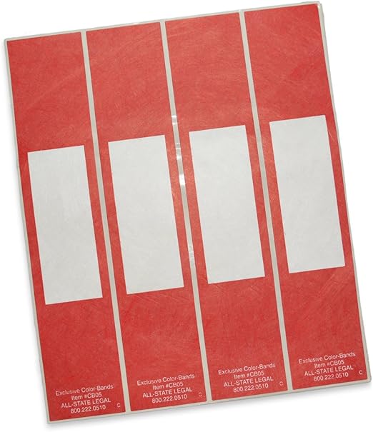 Amazon.com : Color-Bands Color Coding File Handles and Labels for ...