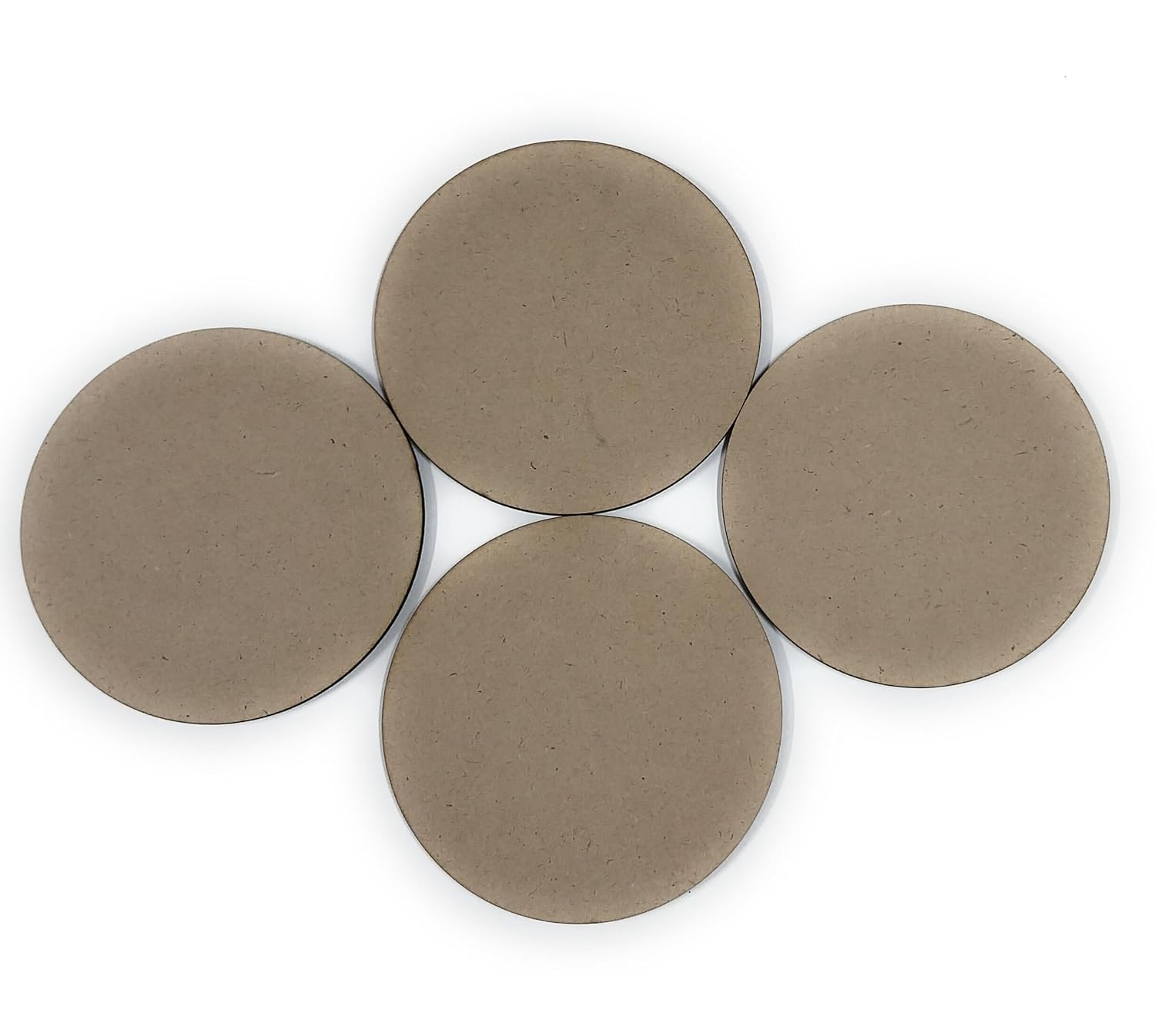 MDF Round Board 6",4mm Thick Pack of 4 : Amazon.in: Home & Kitchen