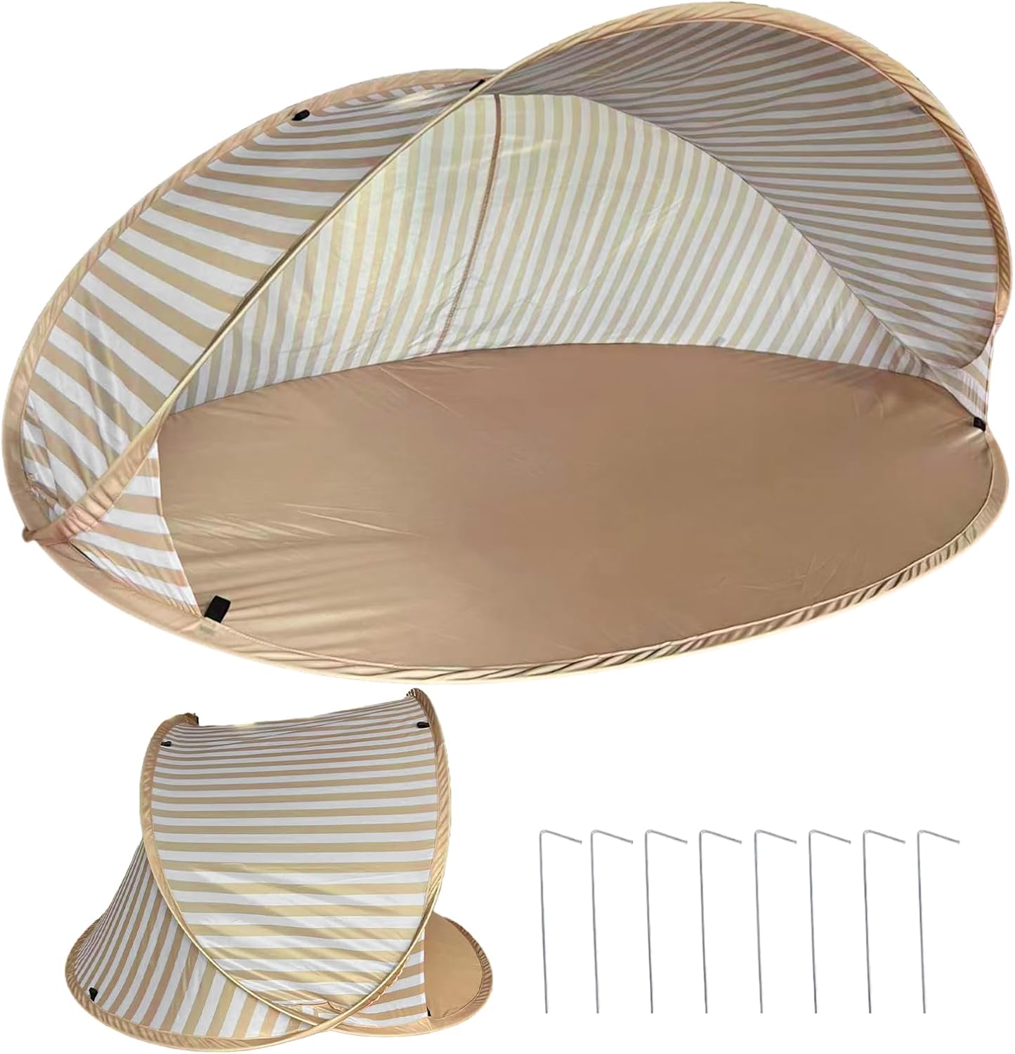 Furtryvl Beach Tent | Beach Sun Shade with Carry Bag,Compact Sunshade ...
