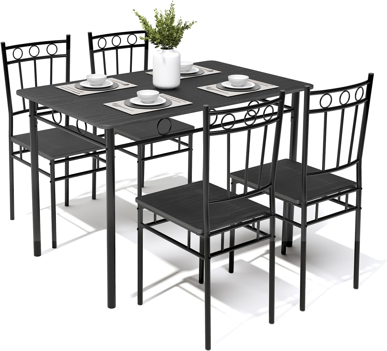 Amazon.com - Stoolworkman Dining Table Set for Small Spaces, Kitchen ...
