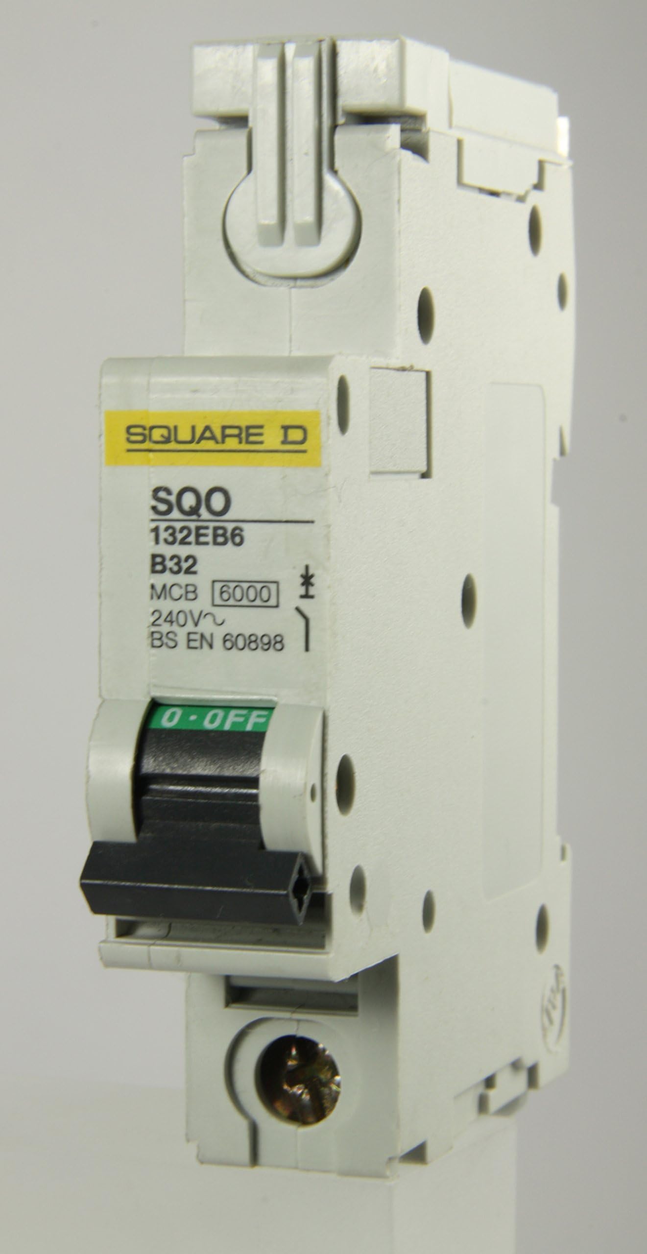 Square D SQO132EB6 32A Type B SP MCB : Amazon.co.uk: DIY & Tools