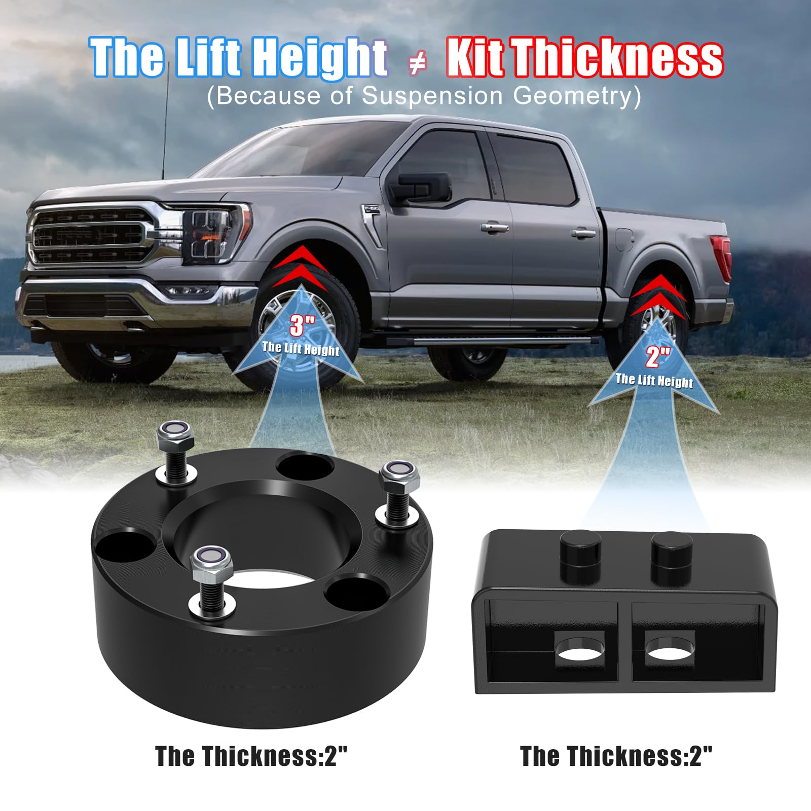 Camions Ford Avec Kits De Levage Kit De Levage En Aluminium Pour Ford