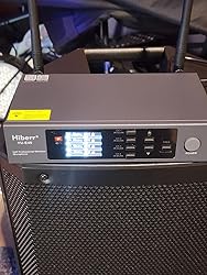 Amazon.com: Hiberr Wireless Microphone System, 4 Channels 4x50 Adjustable UHF Handheld Wireless ...