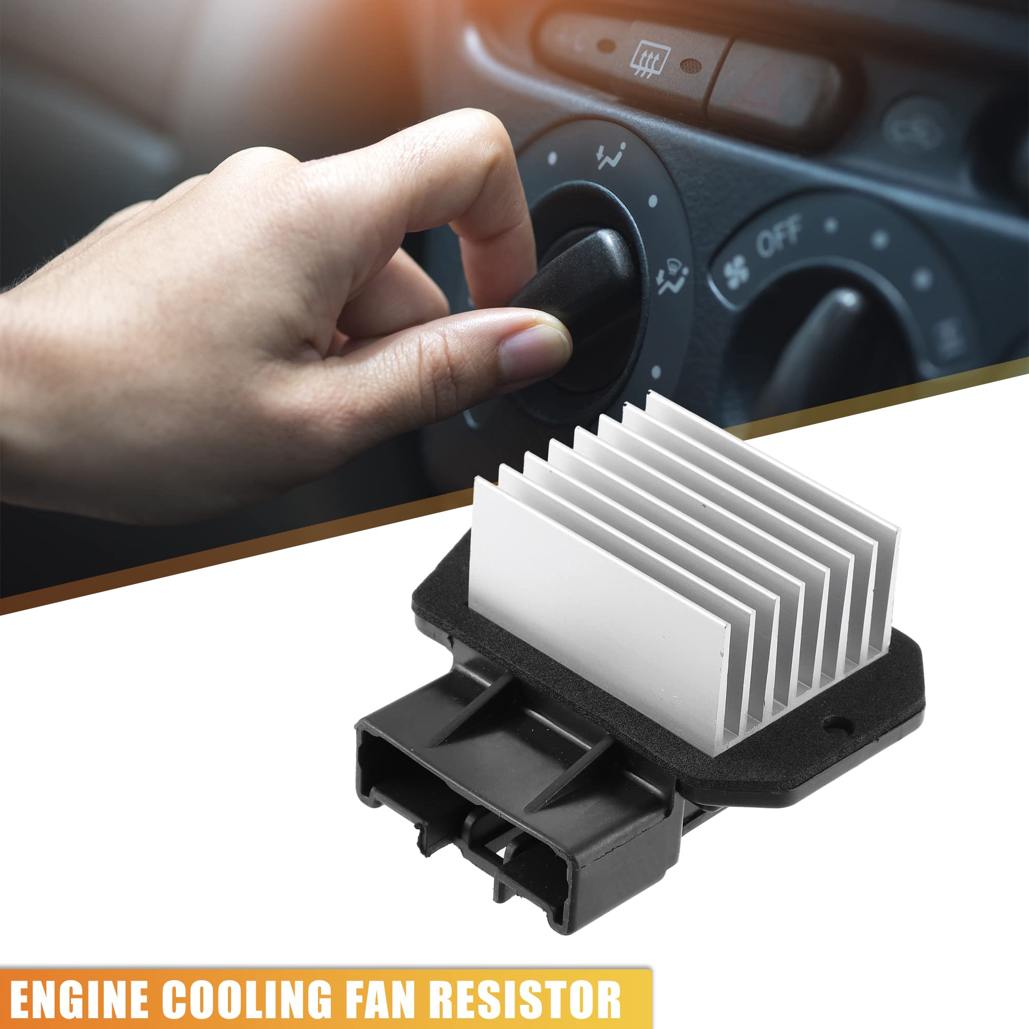 Resistor Blower APDTY Complete Blower Motor, Speed Control Resistor ...