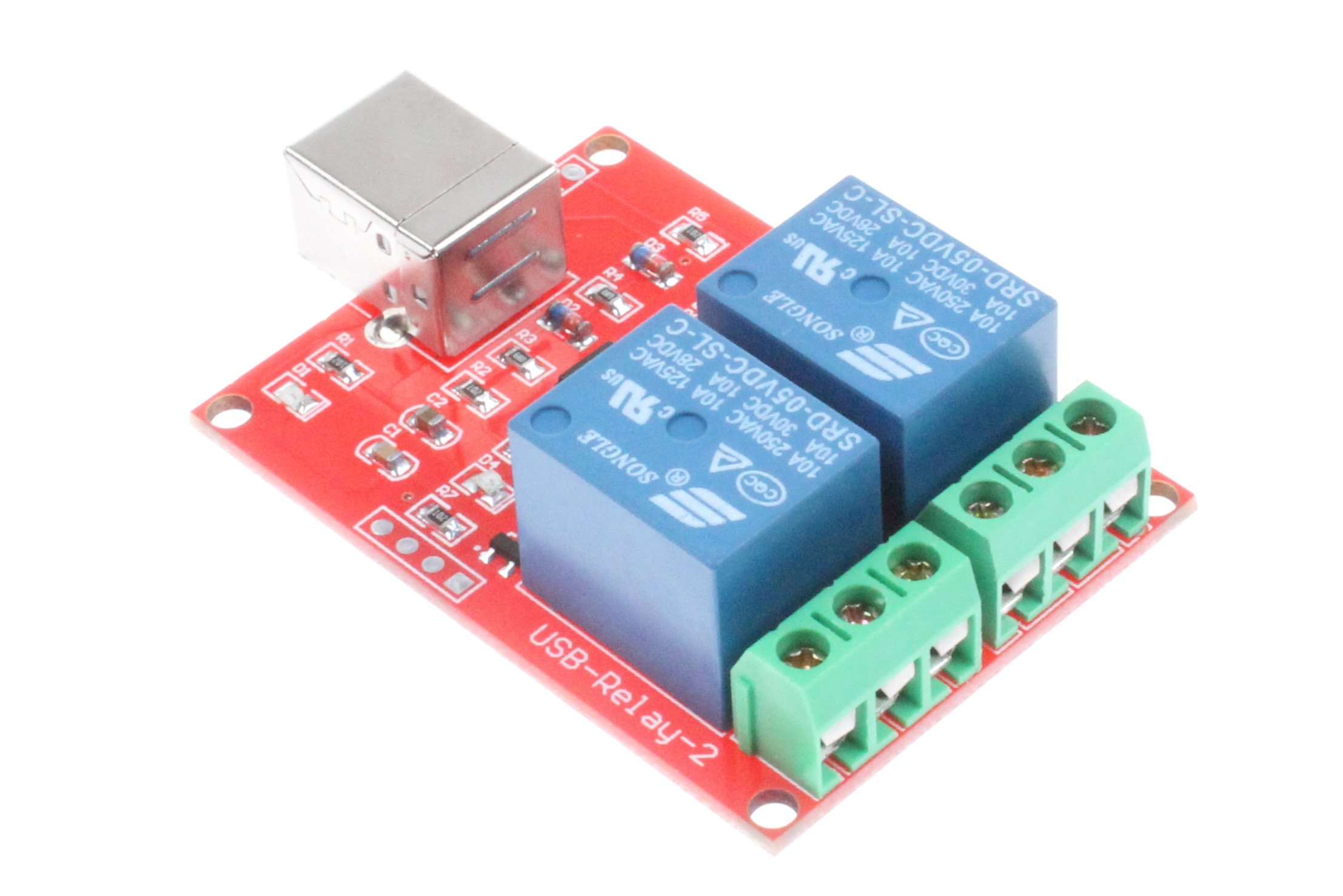 Snapklik.com : 2-Channel 5V Computer USB Control Switch Relay Module ...