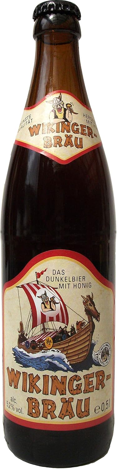 Wikinger-Bräu (0,5l) 5,2% vol. Wikingerbräu / Honigbier / Honigwein ...