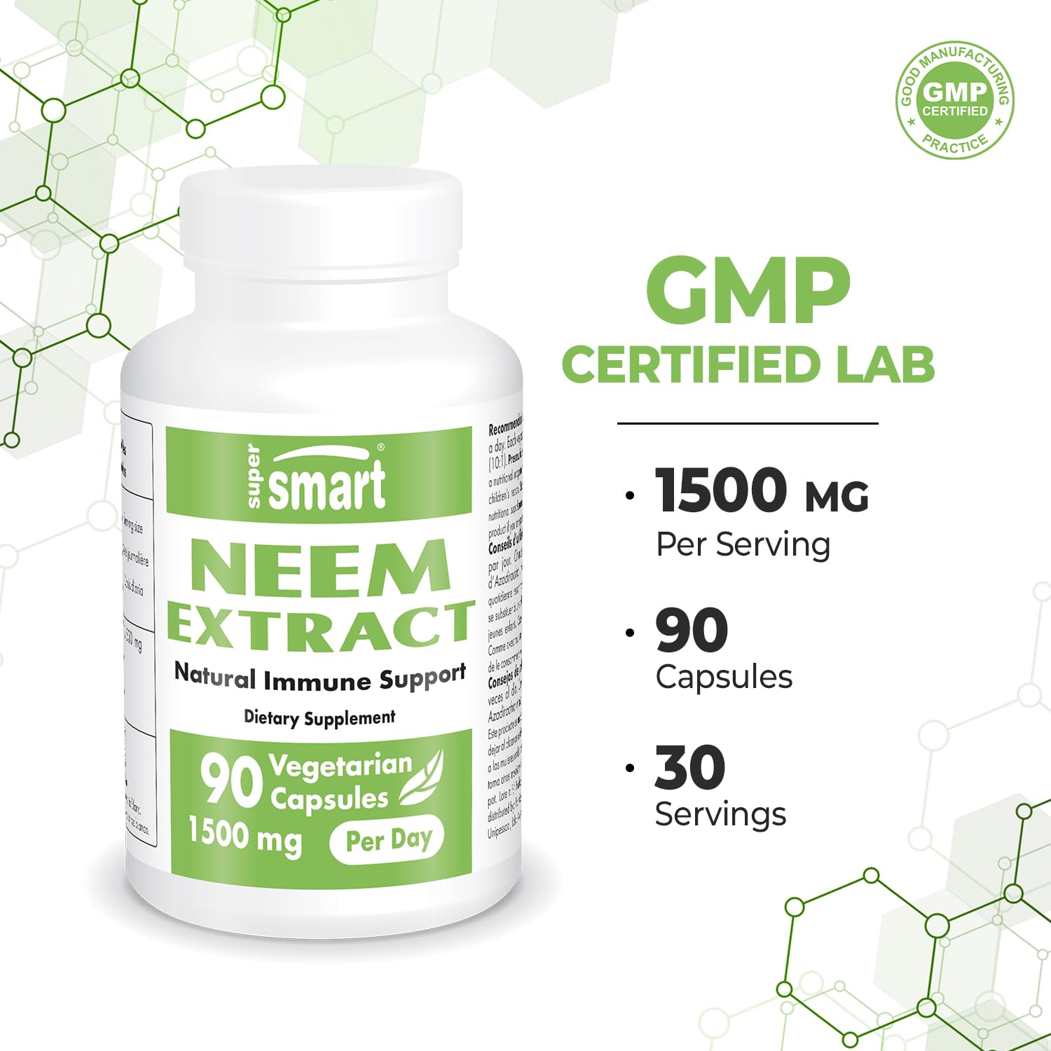 Snapklik.com : Neem Extract 1500mg Per Day - Azadirachta Indica Leaf ...