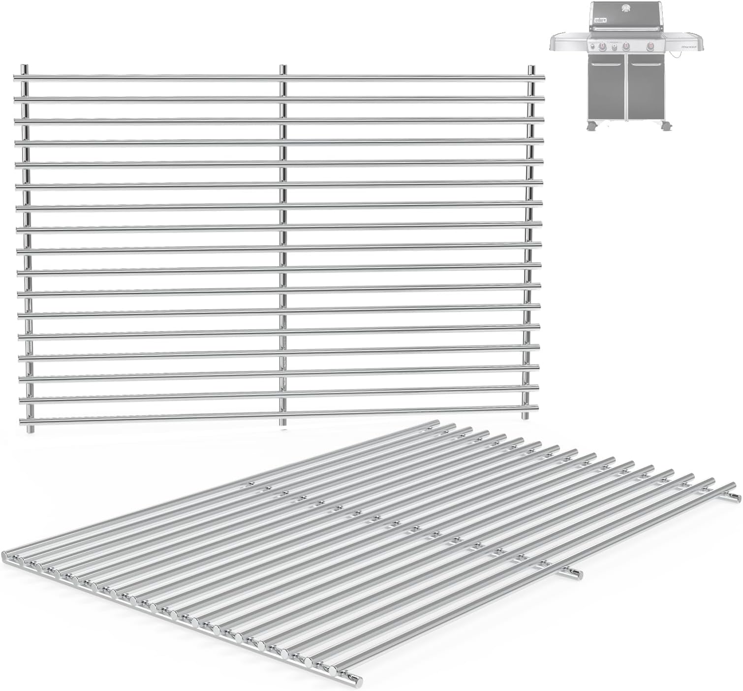Amazon.com : Leship 19.5 inch Cooking Grates Replace for Weber 7524 ...