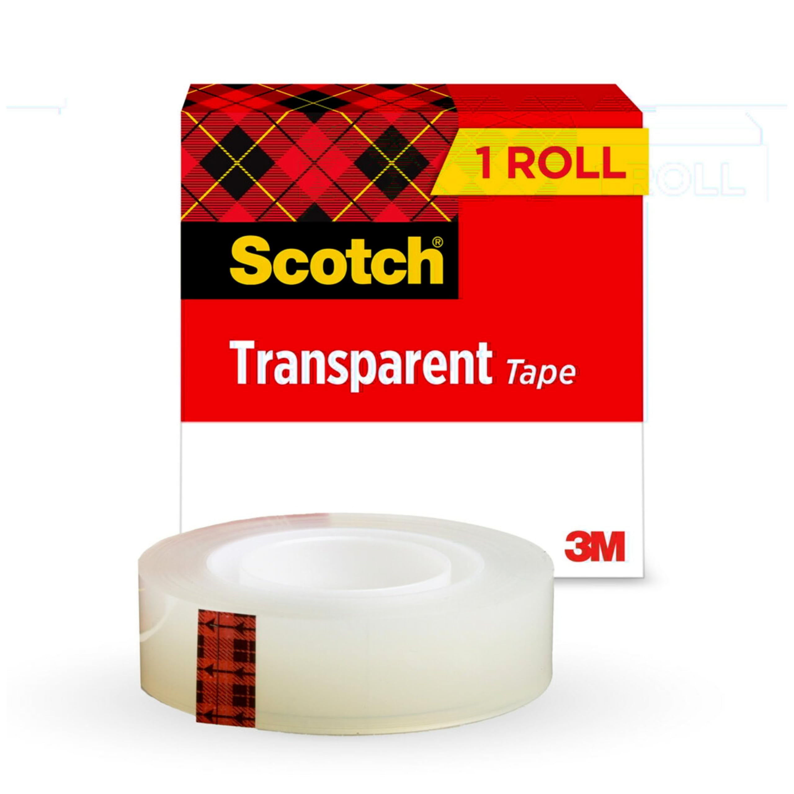 Amazon.com : Scotch Transparent Tape, 3/4 x 1296 Inches, Boxed (600 ...