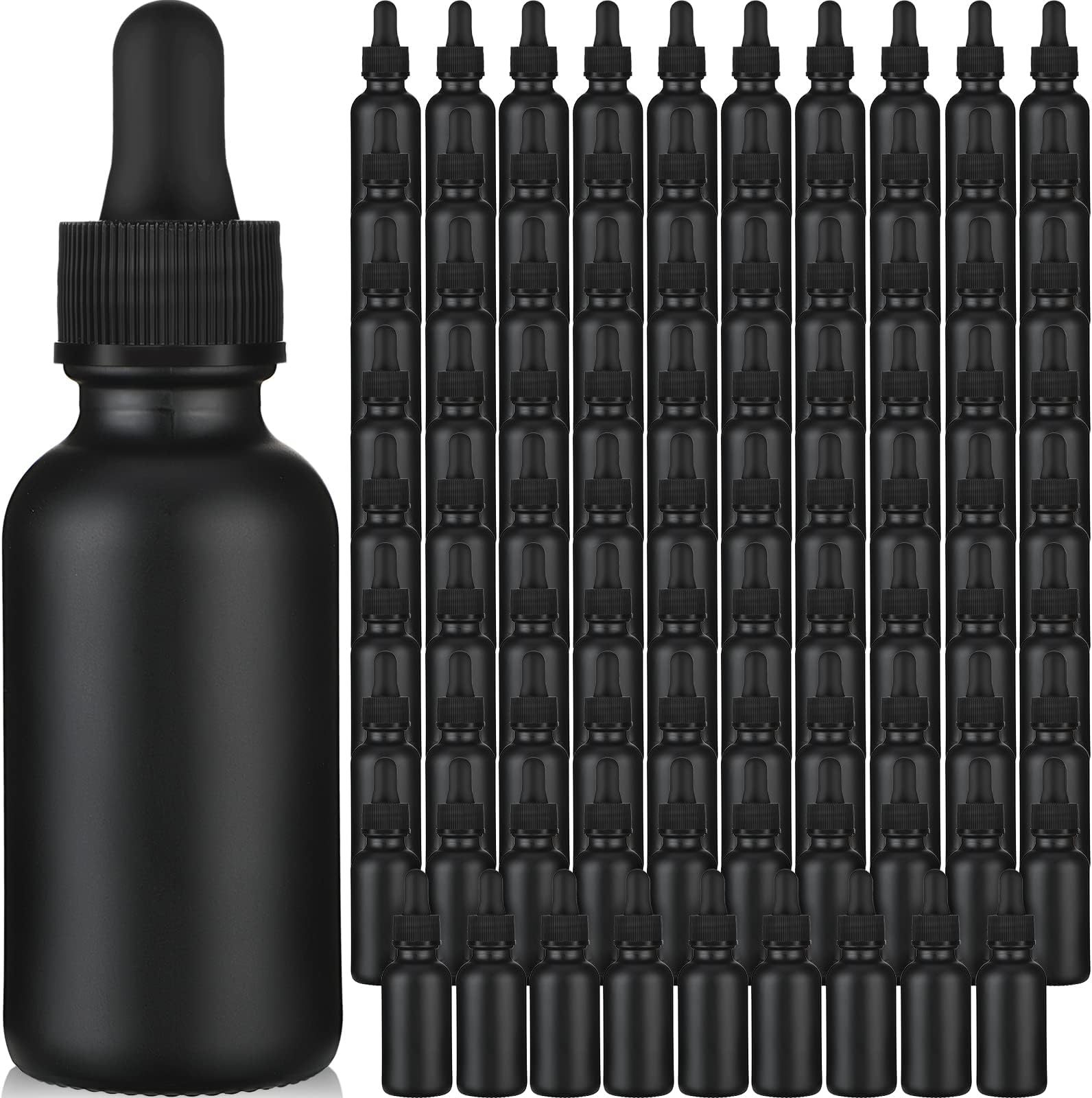 Amazon.com: 100 Pcs 1oz Glass Dropper Bottles Glass Eye Dropper Bottles ...
