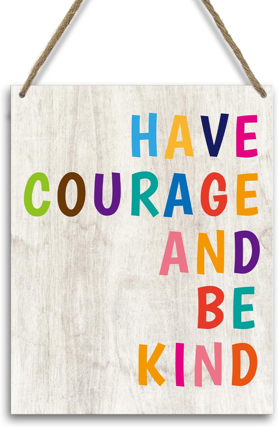 Amazon.com : Motivational Wall Decor Wooden Hanging Plaque, Have ...