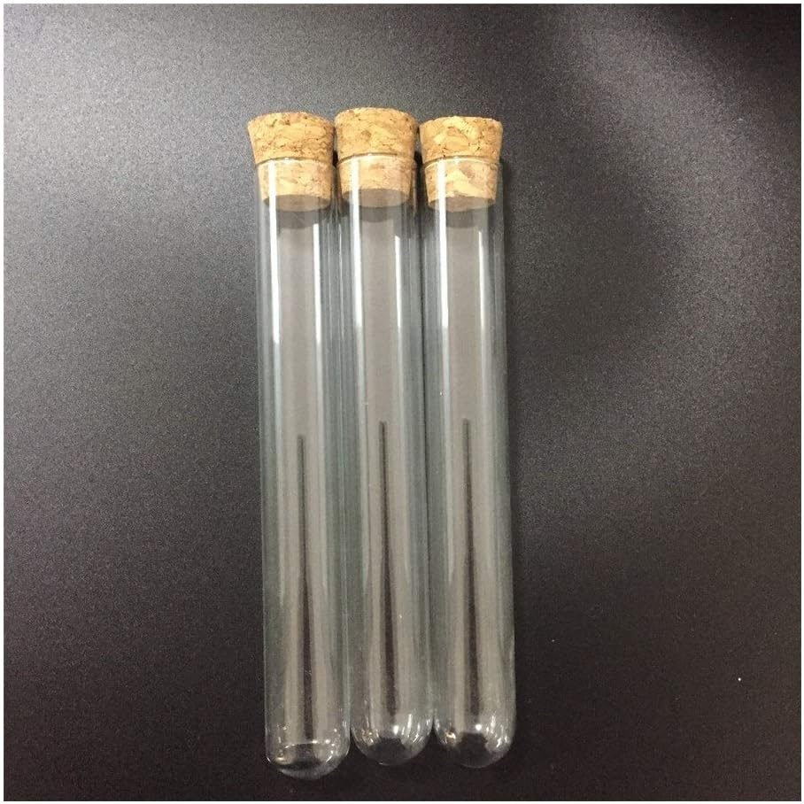 BATLAM Test Tubes 30pcs/lot glass test tube, 20mm*200mm, with cork ...