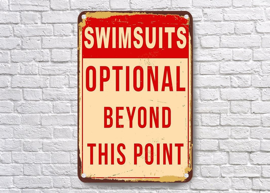 SWIMSUITS VALFRITT POOL skylt, poolskyltar, vintage stil poolskylt ...