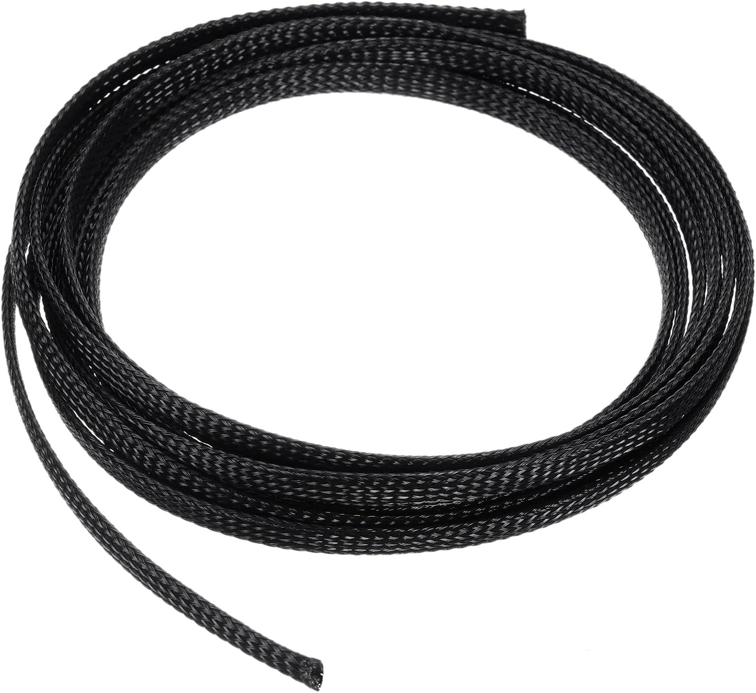 Amazon.com: uxcell 10 Ft - 1/4 Inch Expandable Braided Cable Sleeve ...