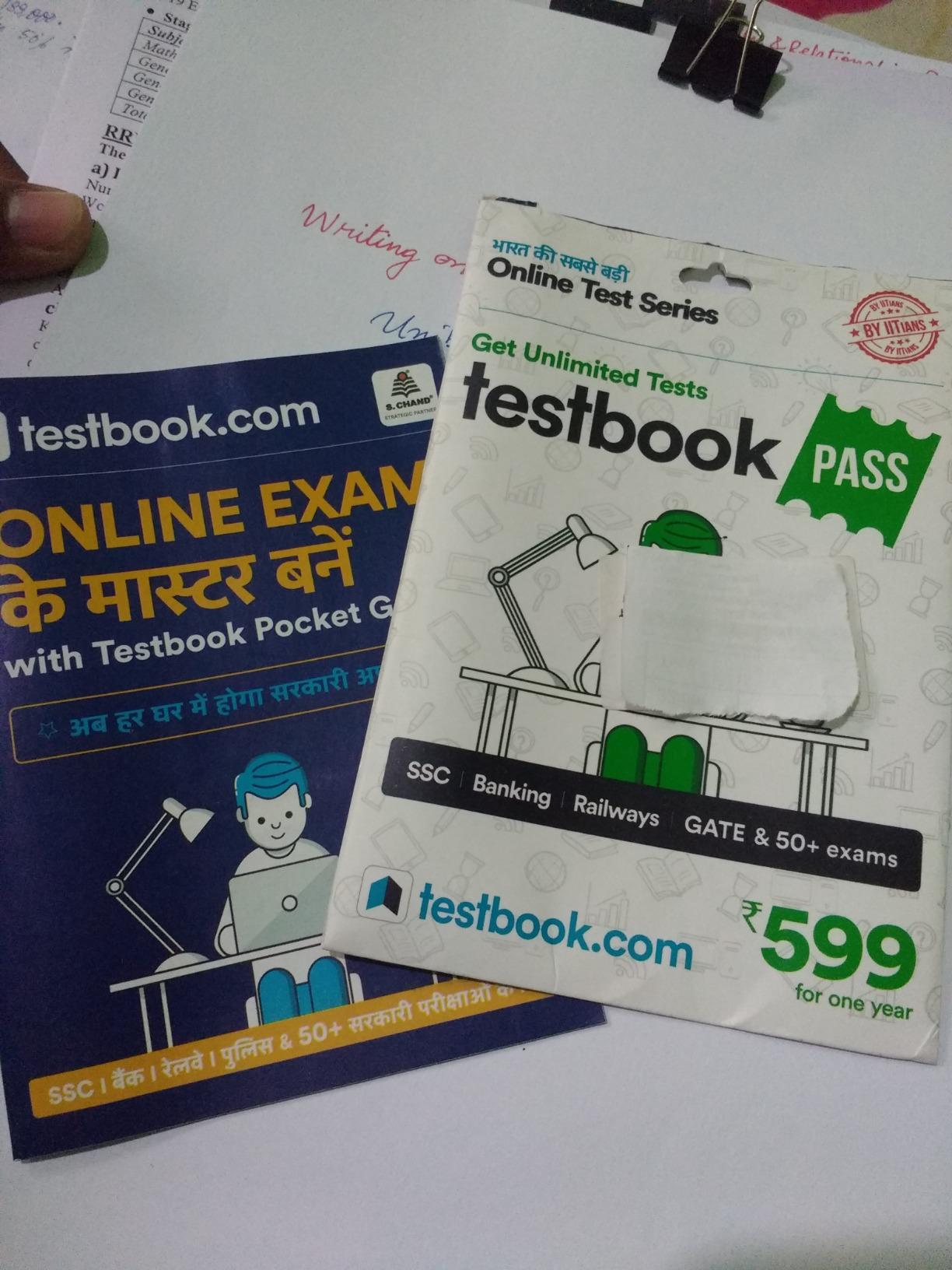 Testbook.com Pass - 1 Year Subscription (Email Delivery in 2 Hours - No ...