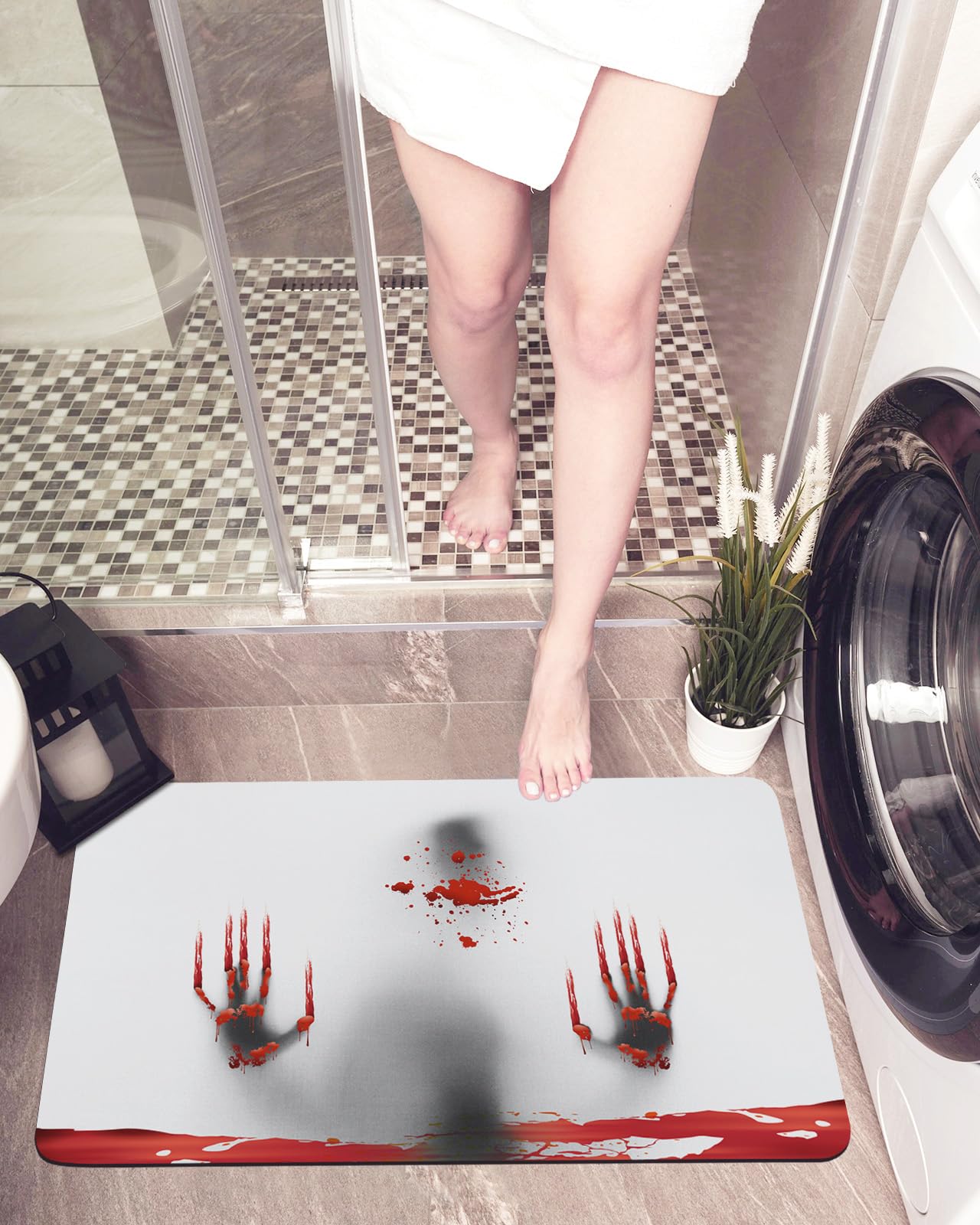Bloody Bathroom Floor
