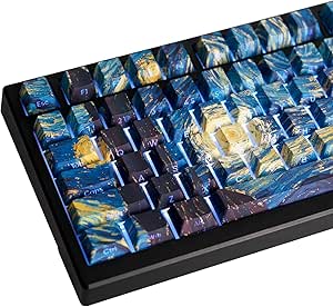 GEKUCAP PBT Keycaps-Side Printed Key Cap Set,Dye Sublimation Shine ...