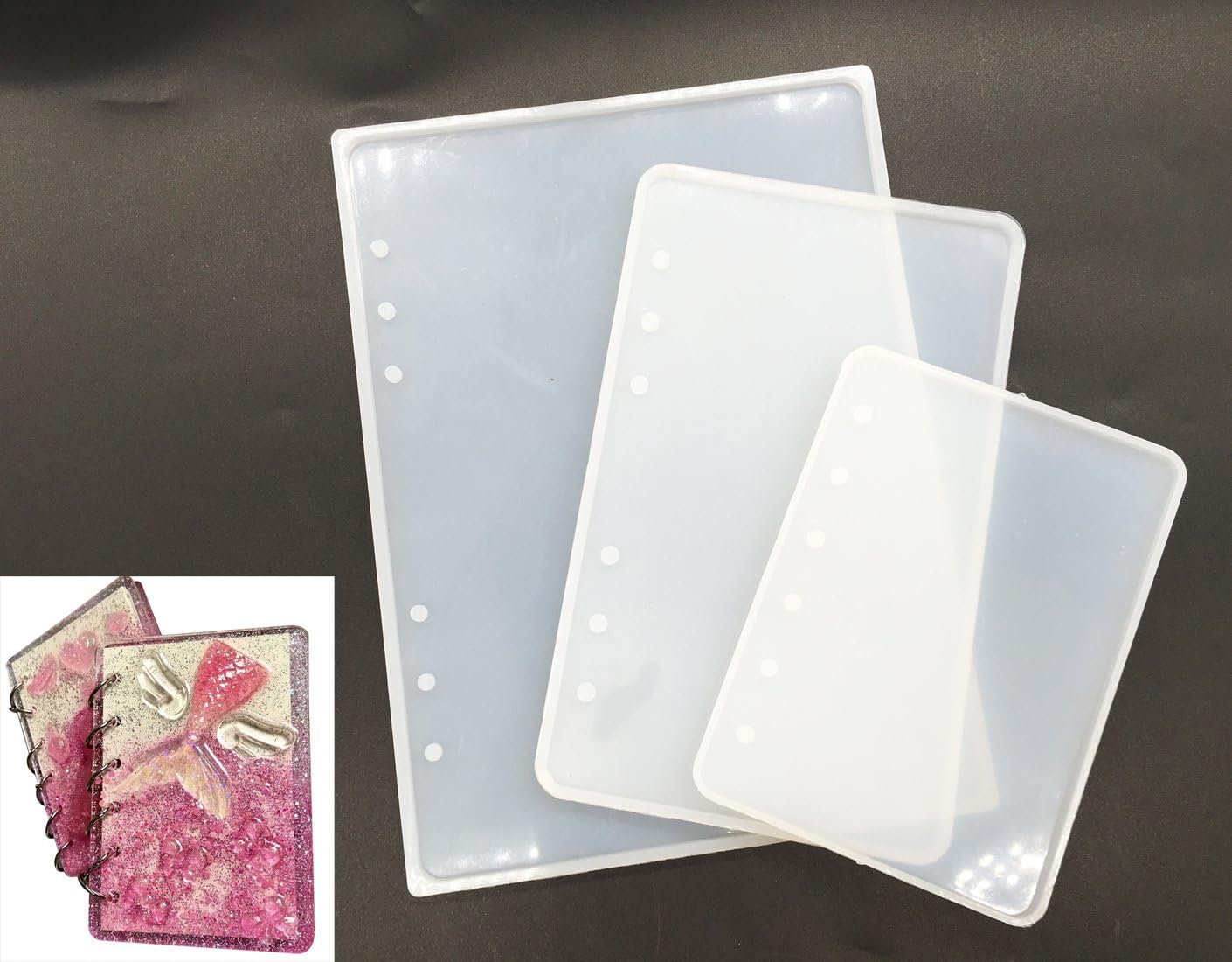 Amazon.com: 3 Pcs/Set Notebook Resin Casting Molds, A5 A6 A7 Notebook ...