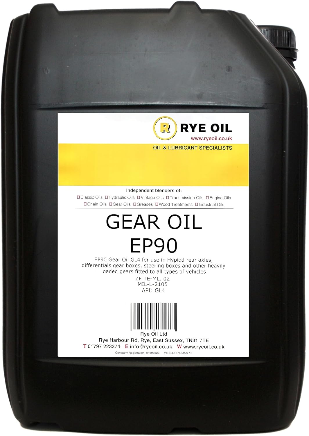 GEAR OIL EP90 GL4 5L 5 LITRE(API: GL3/GL4, MIL-L-2105, ZF TE-ML.02 ...