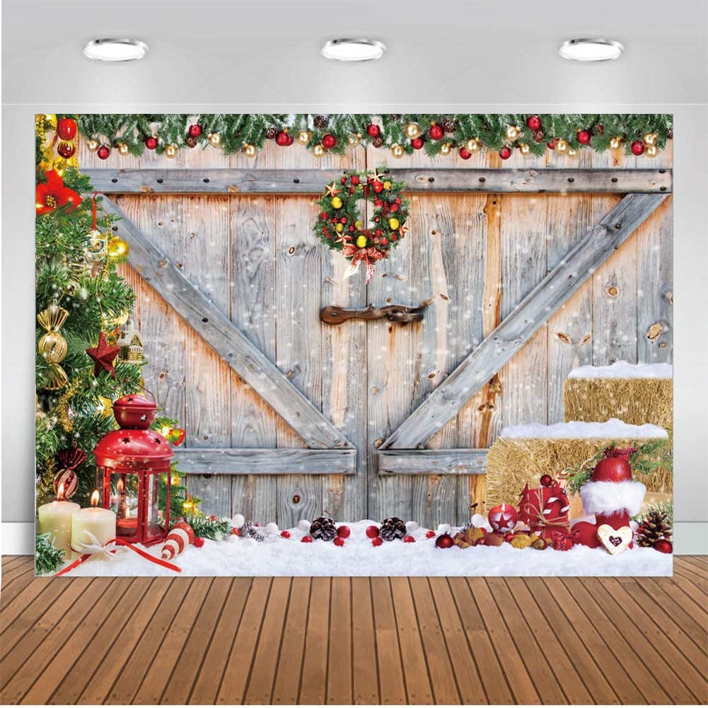 Rustic Wood Christmas Background