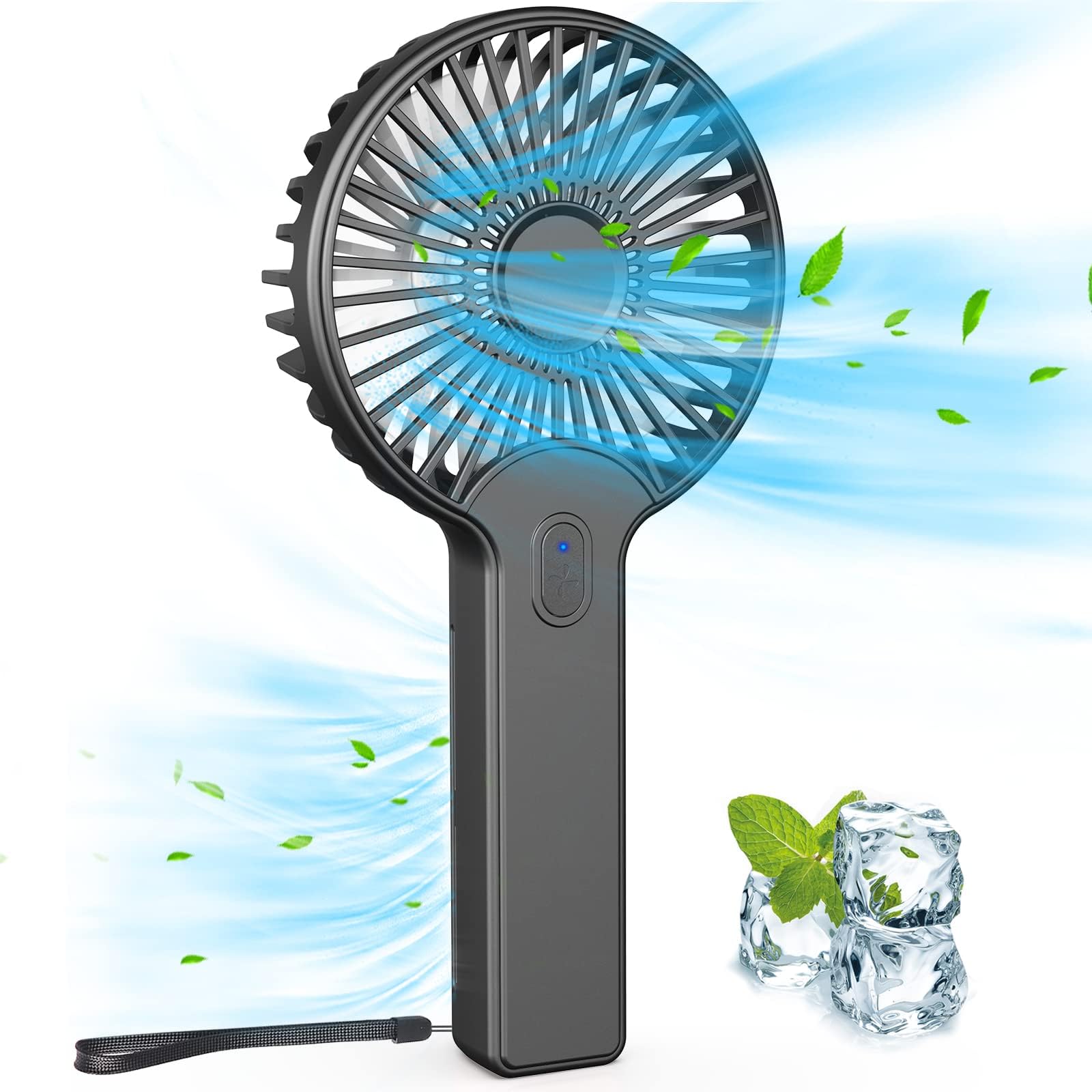 BELLALICHT Mini Handventilator Kinderwagenlüfter USB Tischventilator 3 ...