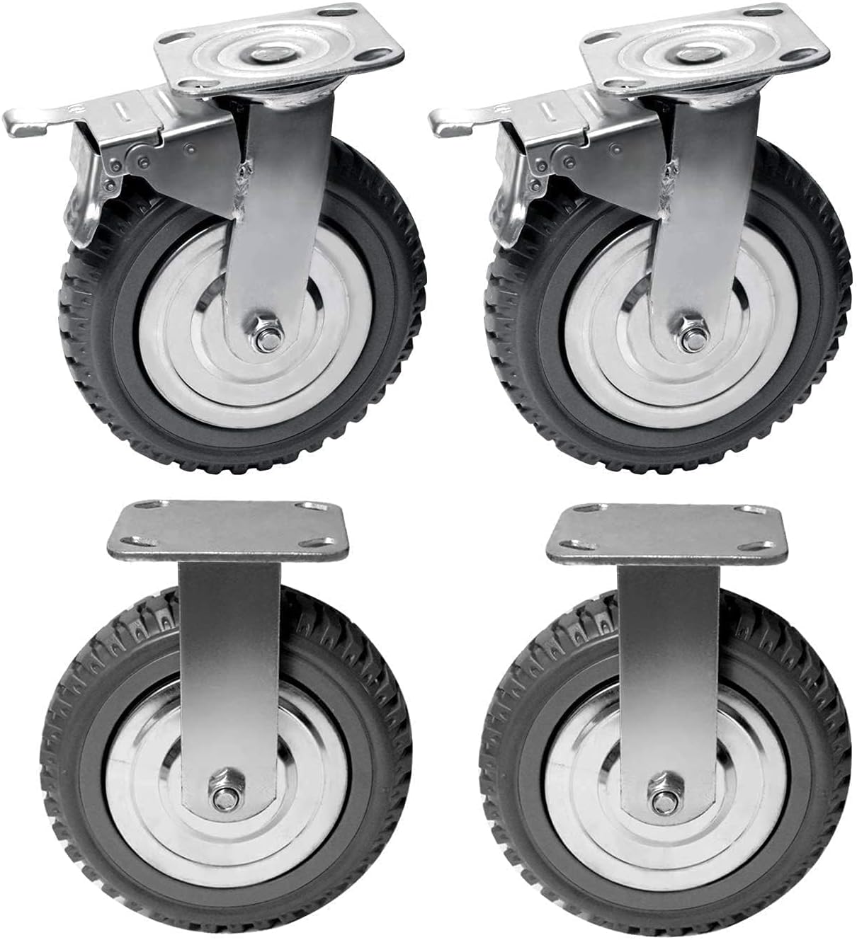Steelex D2581 Swivel Heavy Duty Industrial Wheel, 8-Inch : Amazon.co.uk: Business, Industry ...
