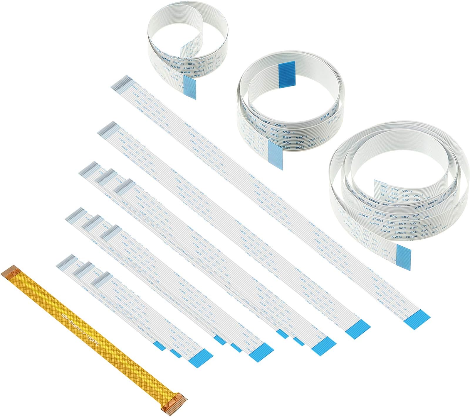 Amazon.com: Frienda 15 Pieces Flexible Ribbon Cable Set, Compatible ...