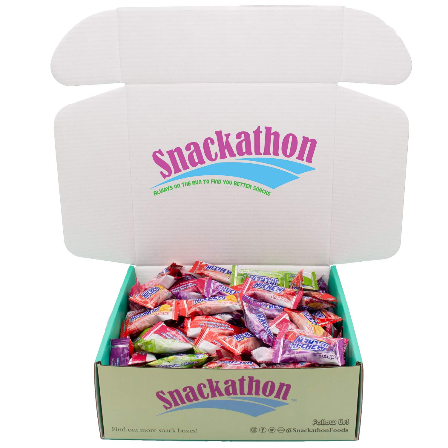 Amazon.com : Hi Chew 4 Flavors, Bulk 165+ Pieces, 2 Pound (Hi Chew ...