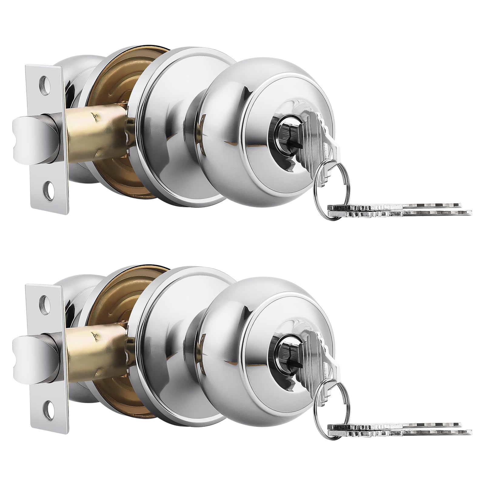 Snapklik.com : Probrico Keyed Alike Door Locks, Front Entry Door Knobs