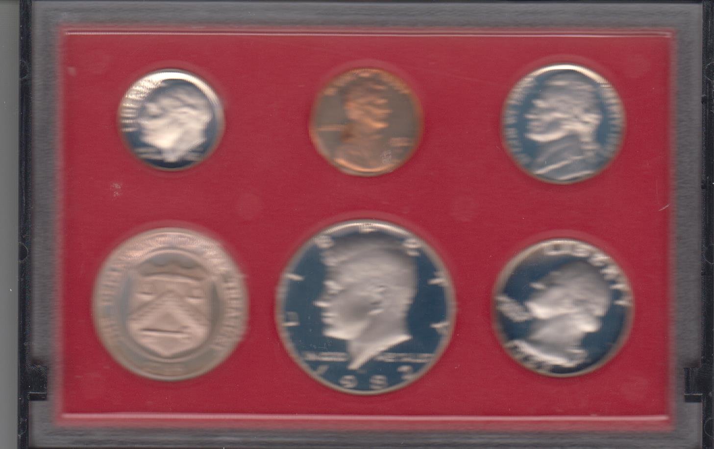 1982 S Birth Year Coin Set (5) Coins Half Dollar, Quarter, Dime, Nickel ...