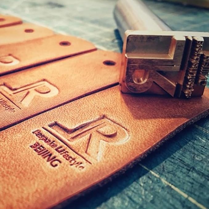 Amazon.com: Custom Logo Leather Stamp,Stamped Leather Tool, Stamping ...