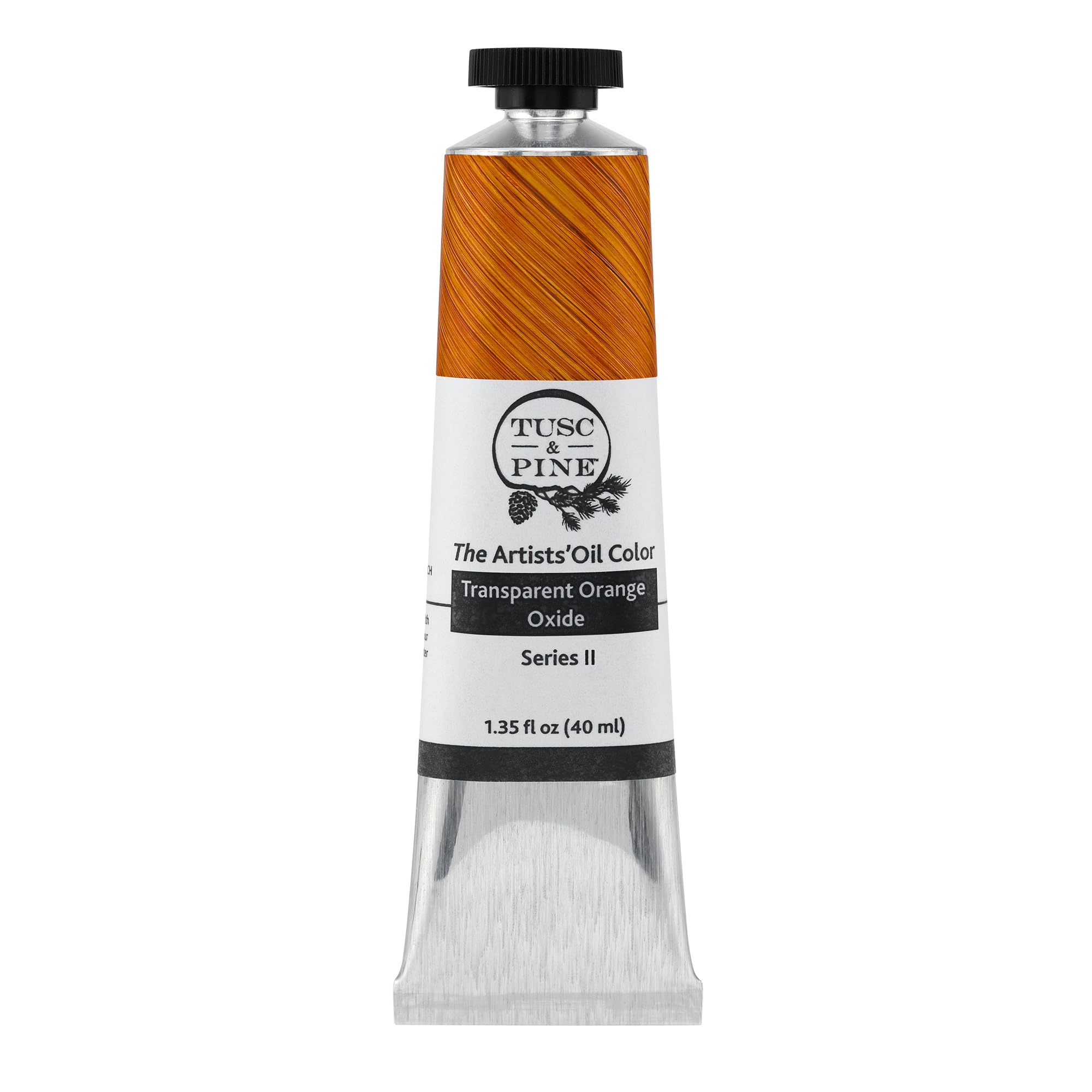 Amazon.com: Tusc & Pine Artist Oil Paint - Transparent Orange Oxide, 40 ...